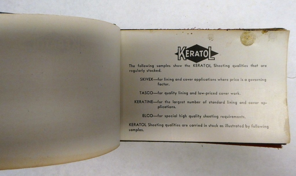 Keratol TEXTILEATHER – Bookartz